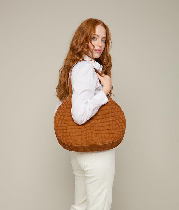 Large Heidi Exotic Hobo Bag - Lucchese