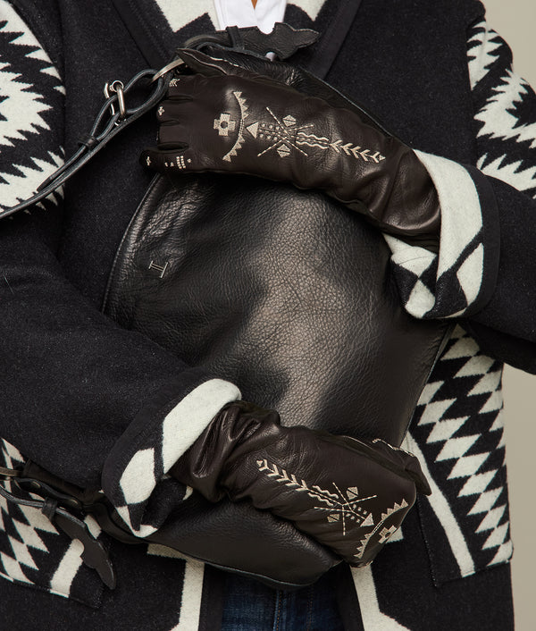 Medium Maryn Shoulder Bag - Black - Lucchese