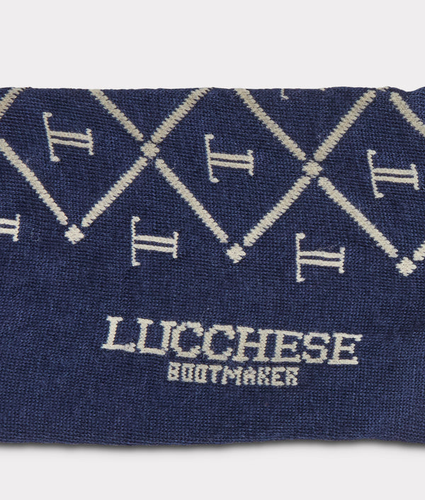 Mirrored-L Dress Sock - Lucchese