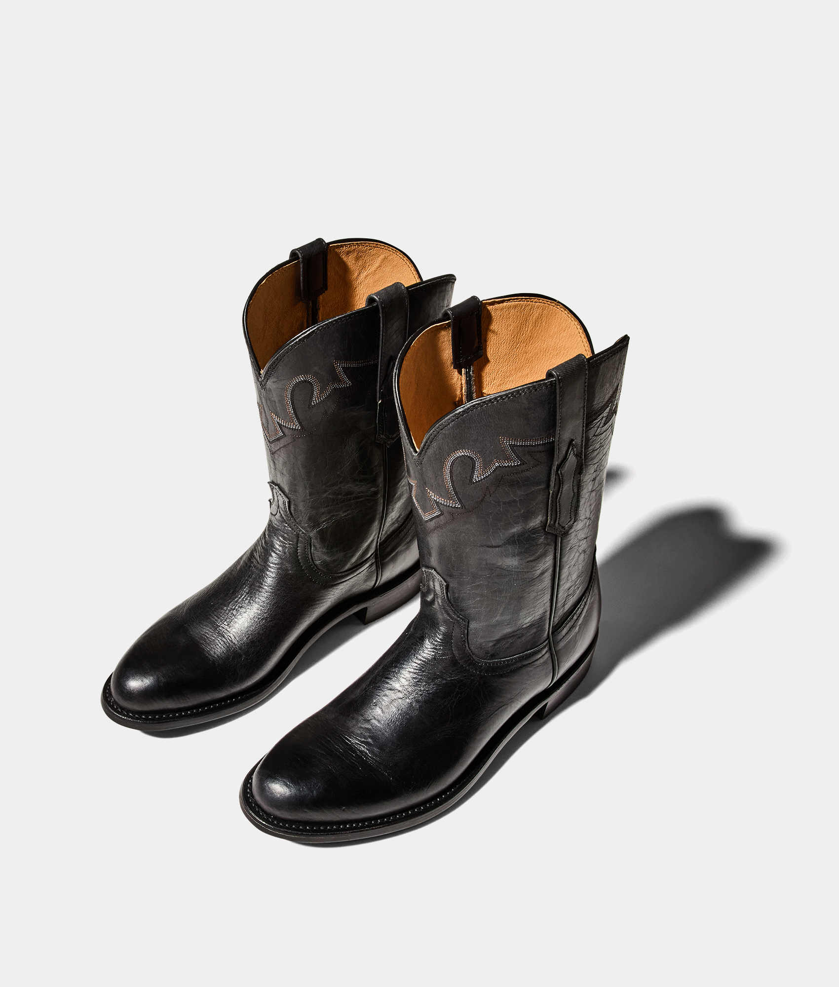 Sunset Roper Boot - Black - Lucchese
