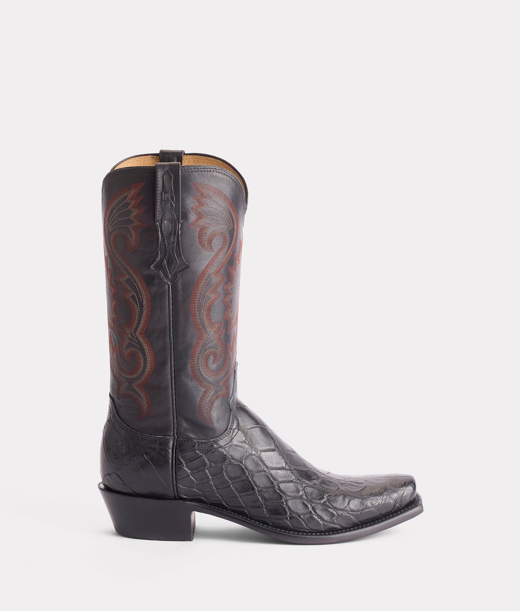 Rio Boot - Black + Grey/Charcoal - Lucchese