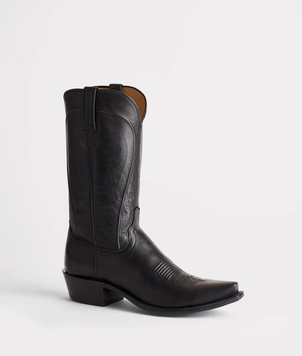 Bart Boot - Black Cowhide - Lucchese