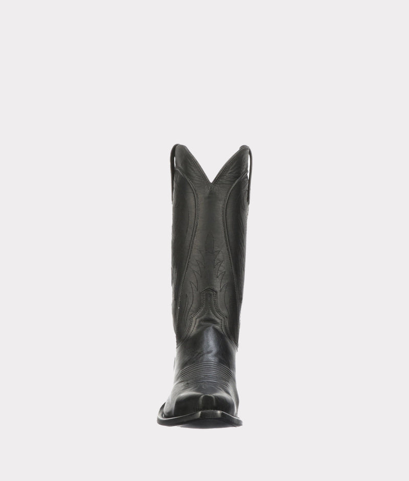 Bart Boot - Black Cowhide - Lucchese