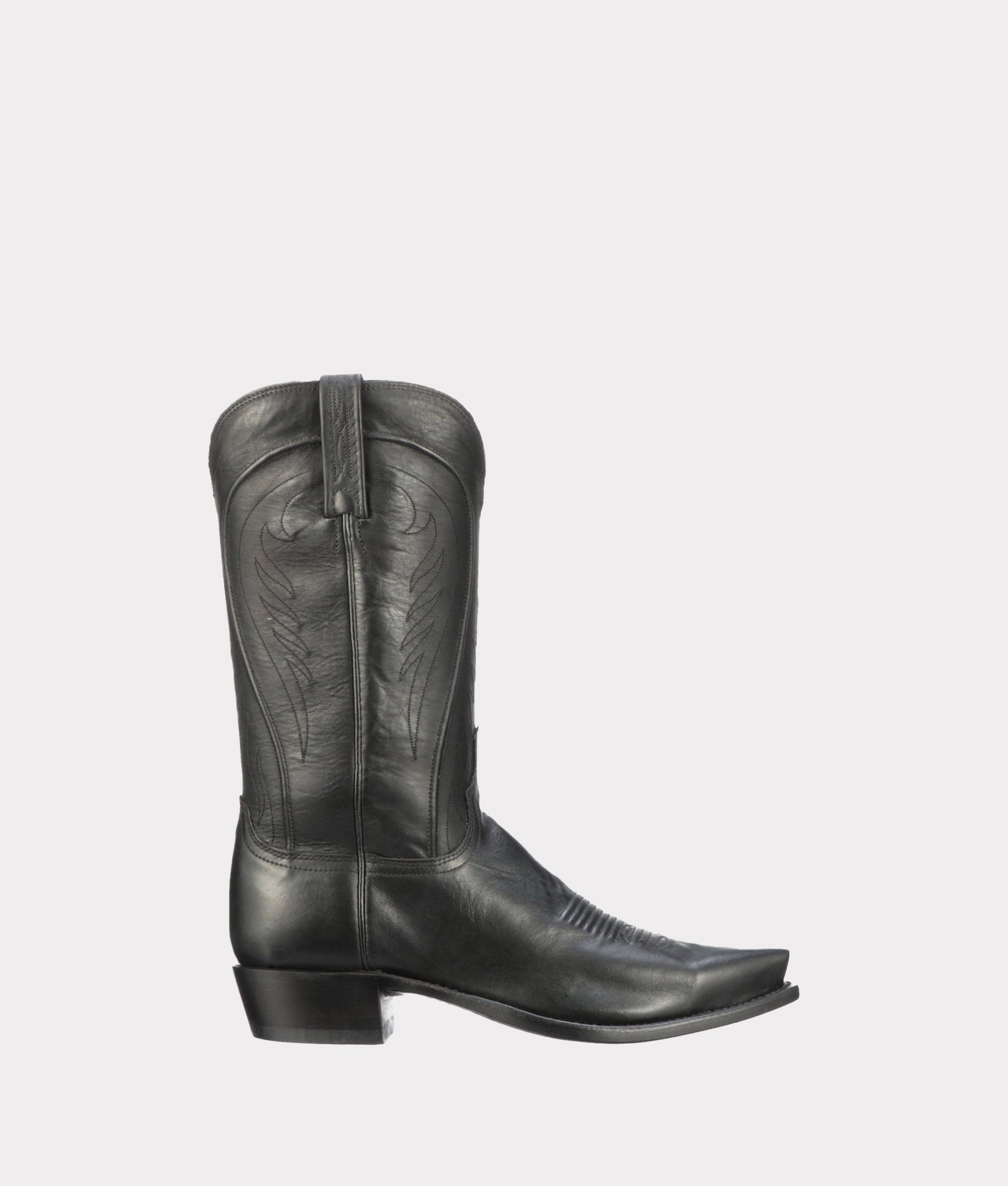 Bart Boot - Black Cowhide - Lucchese