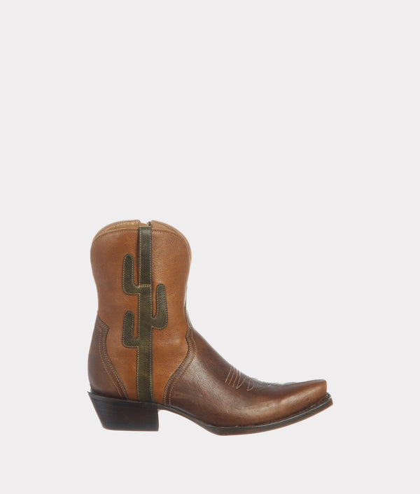 April Leather Boot - Brown - Lucchese