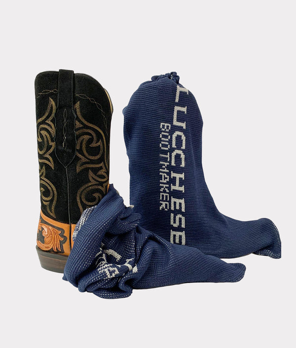 Knit Boot Socks - Blue - Lucchese