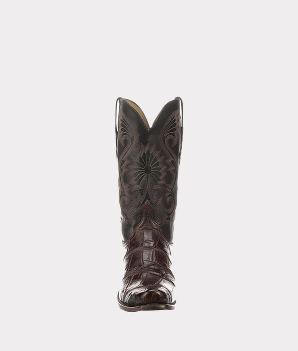 Rio Boot - Black Cherry + Black - Lucchese